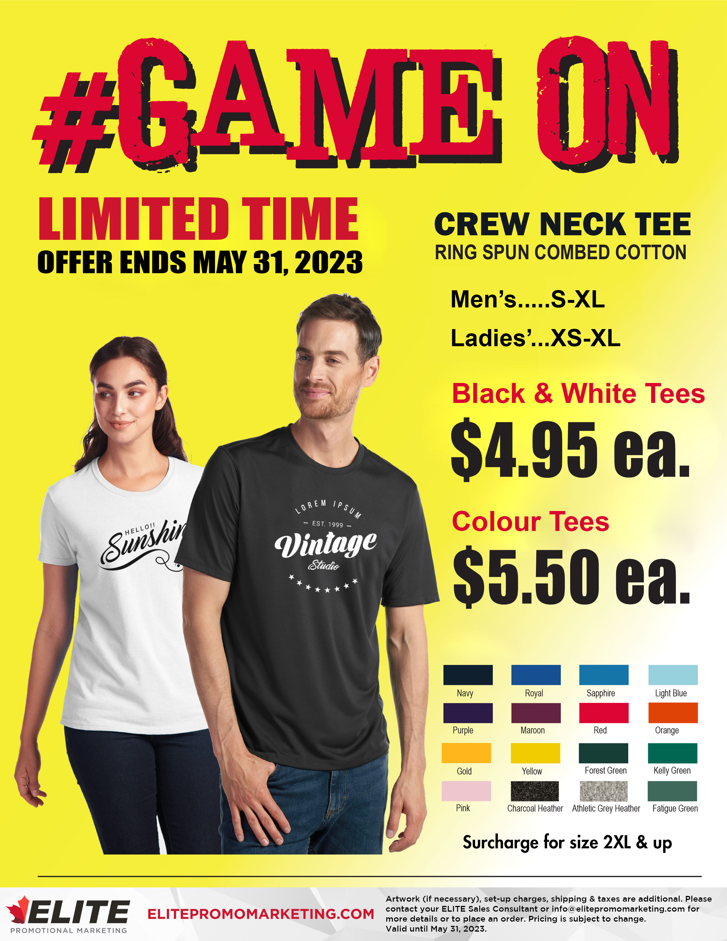 Specials - Elite Promotional Marketing, Edmonton, AB