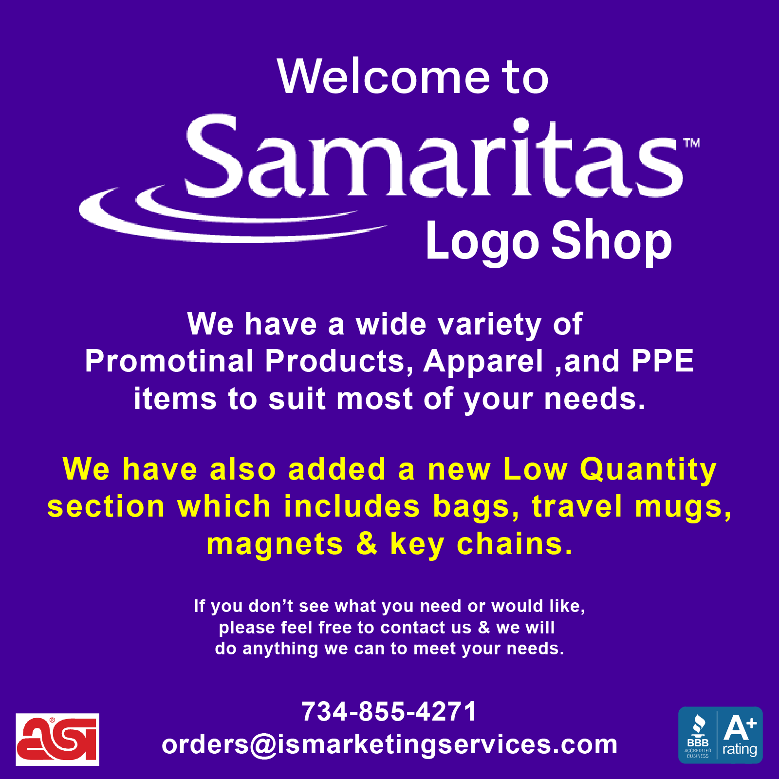 Home - Samaritas Online Store