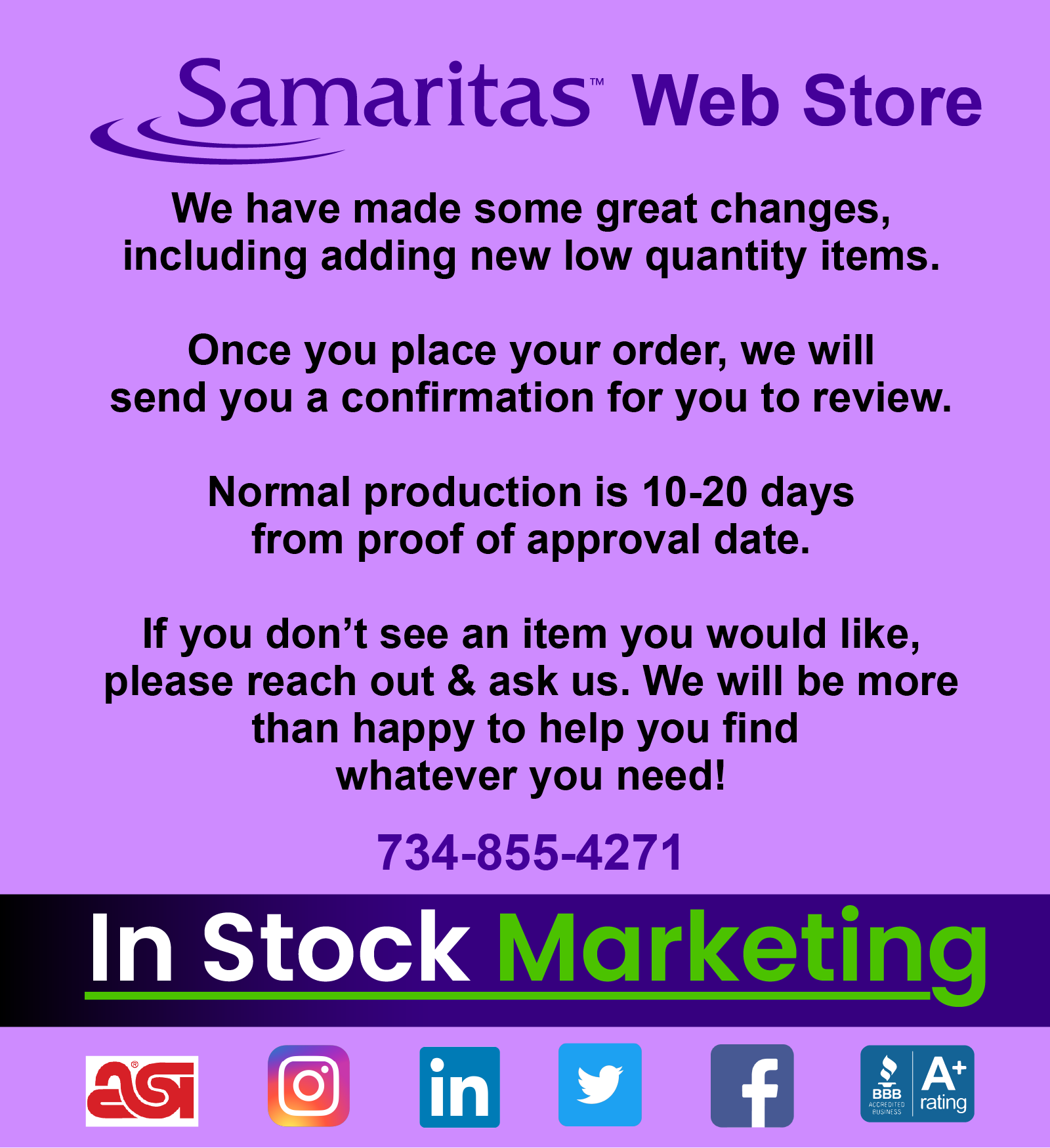 Home - Samaritas Online Store